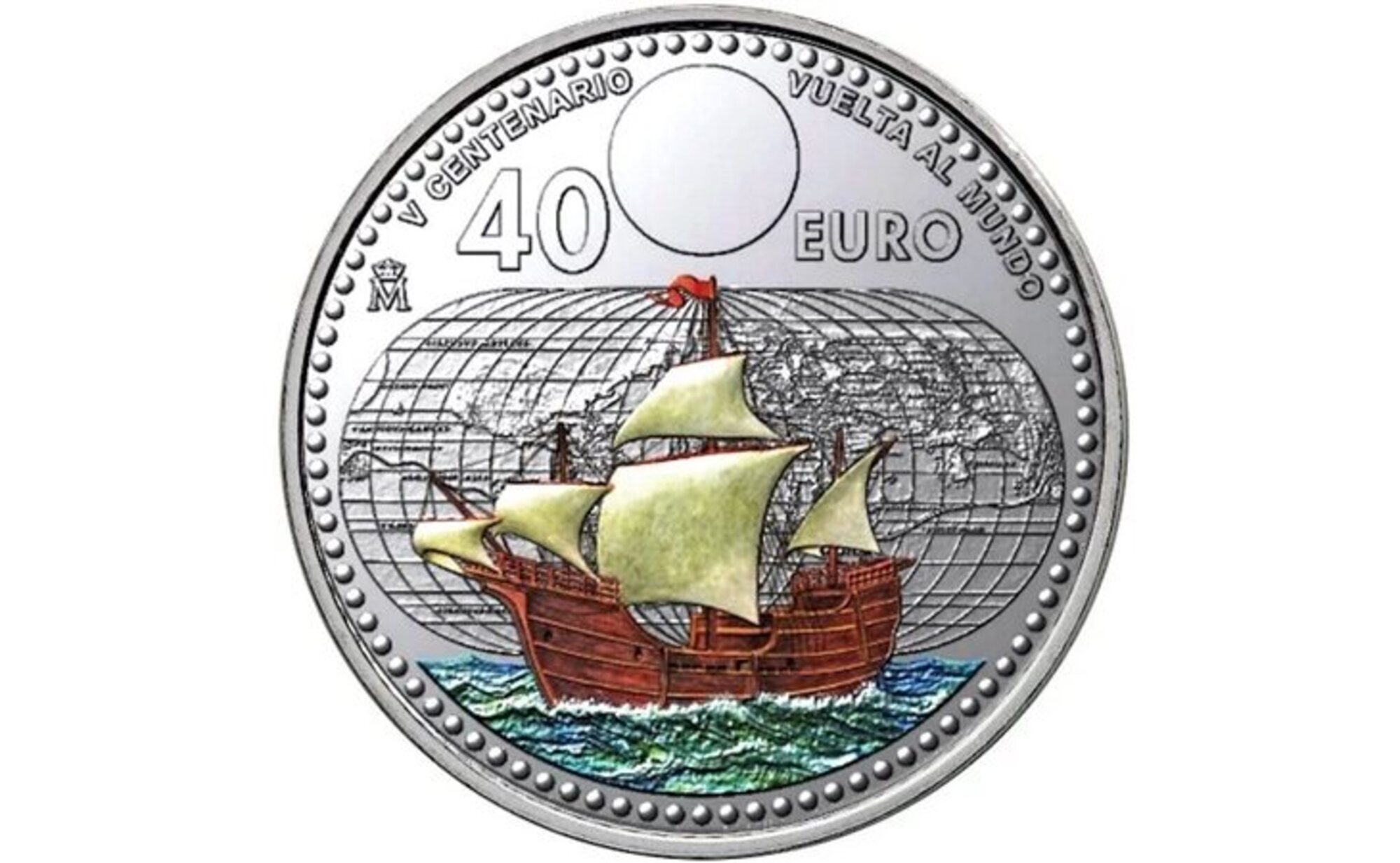 Así es la nueva moneda de 40 euros que entra en circulación en España