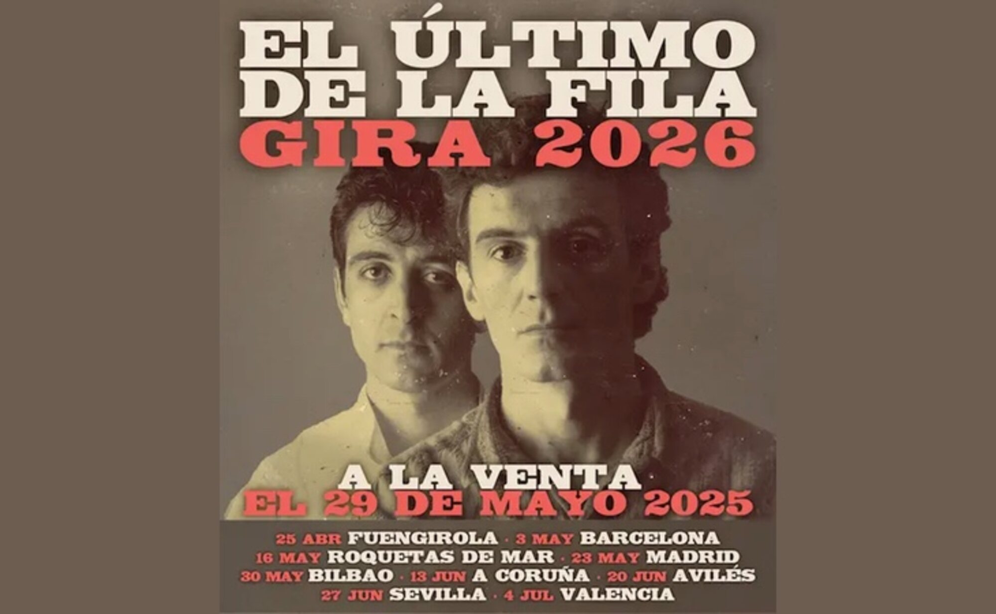 Entradas para El Último de la Fila en Ticketmaster: precios de los ...